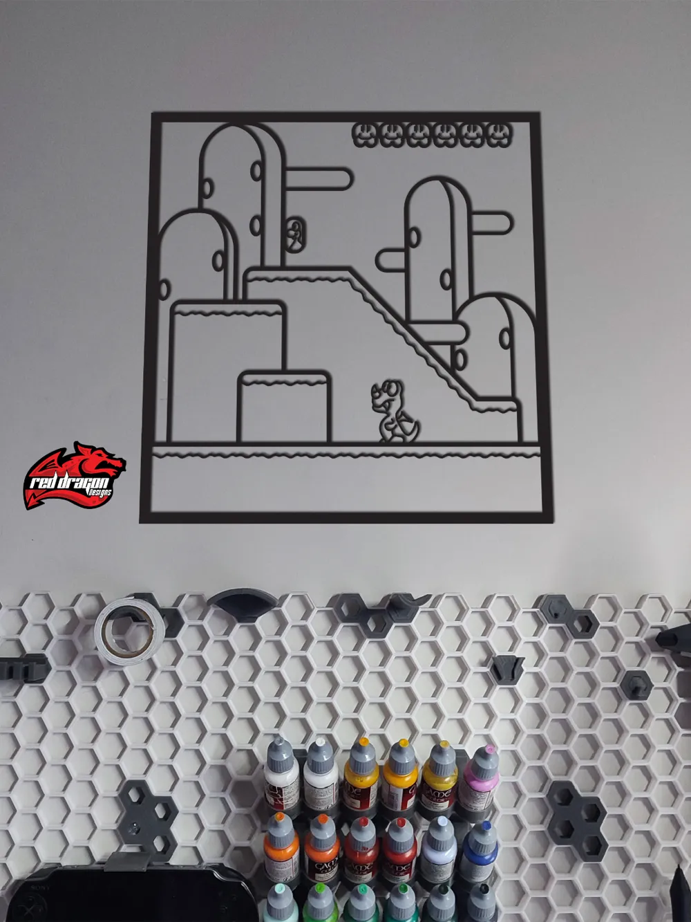 Super Mario World Themed Wall Art Decor 01 by Red Dragon Designs ...