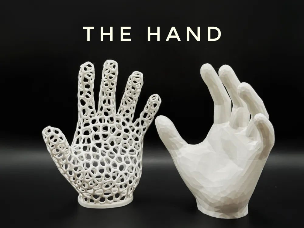 The Hand - Voronoi - Free 3D Print Model - MakerWorld