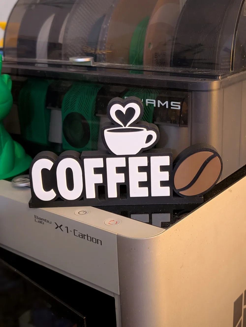 Modern Coffee Bar Sign - Free 3D Print Model - MakerWorld