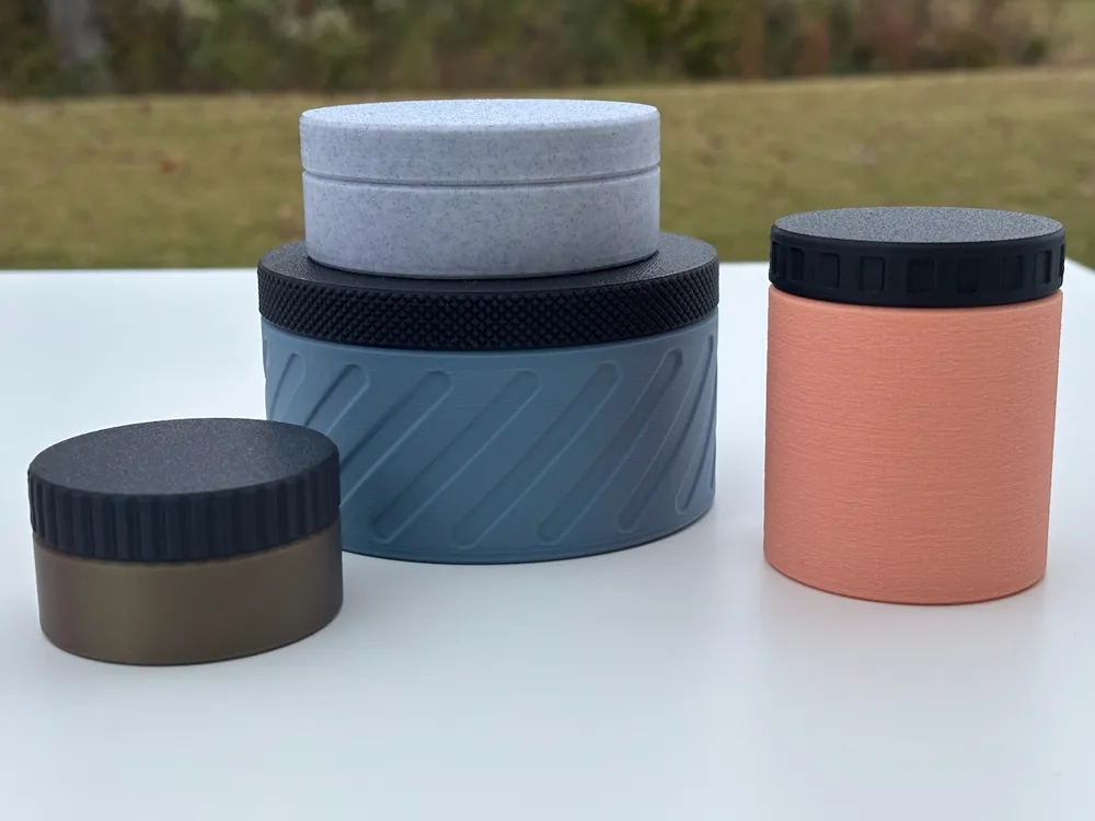 Modular Container / Canister set - Free 3D Print Model - MakerWorld