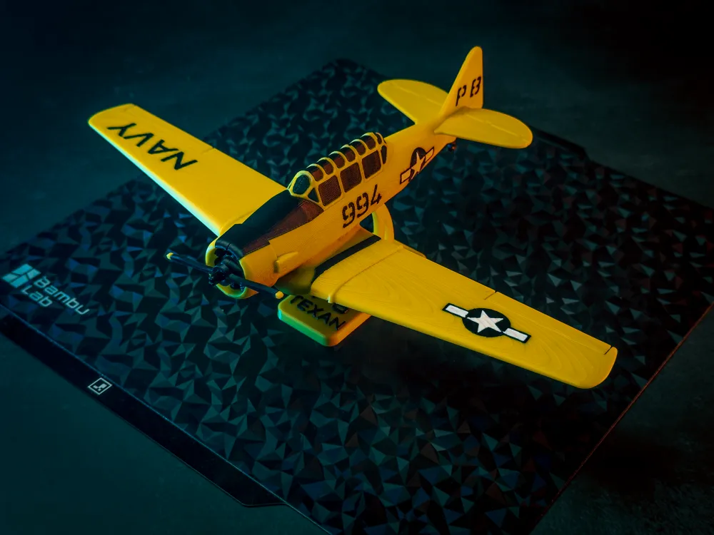 T-6 Texan Kit Card - Free 3D Print Model - MakerWorld