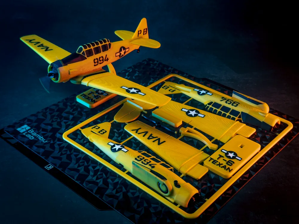 T-6 Texan Kit Card - Free 3D Print Model - MakerWorld