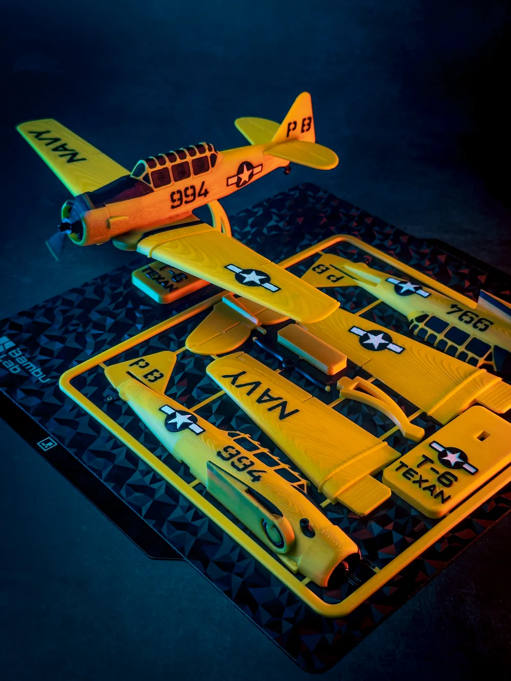 T-6 Texan Kit Card - Free 3D Print Model - MakerWorld