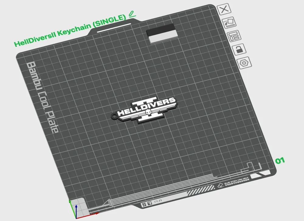 HELLDIVERS II Keychain by RPM3DINC - MakerWorld