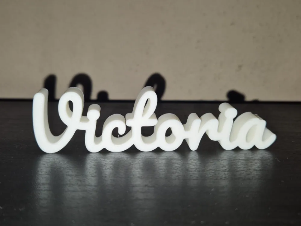 Victoria Name Sign Display Decor by GabT - MakerWorld