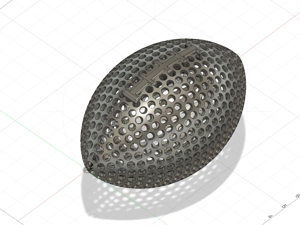 Airless Football - Free 3D Print Model - MakerWorld