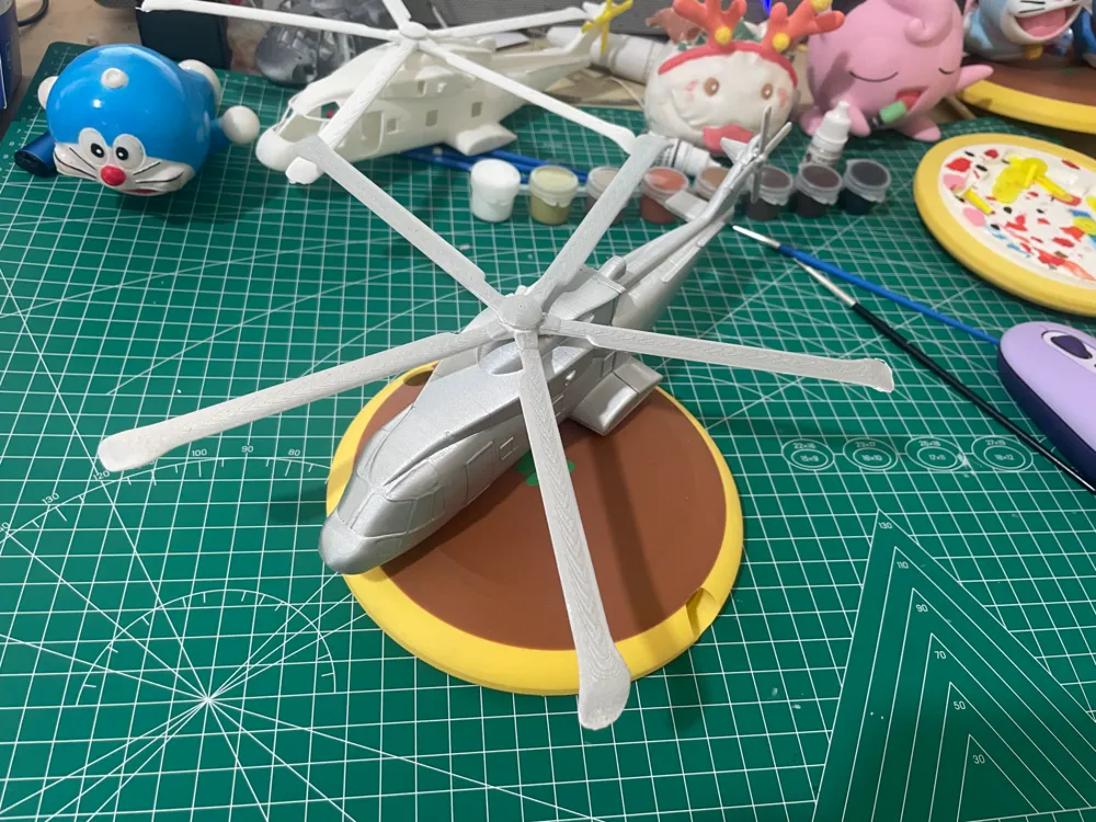 Merlin helicopter 直升机 - Free 3D Print Model - MakerWorld