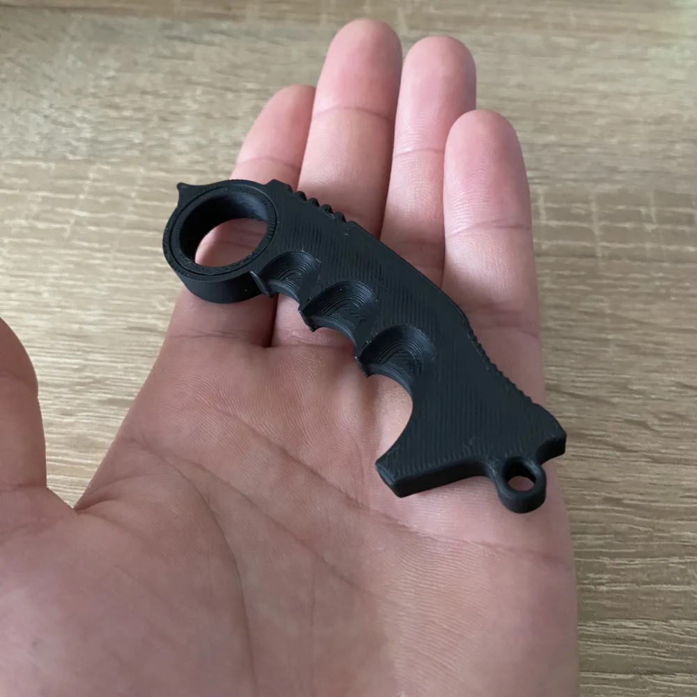 Karambit Fidget Keychain - Free 3D Print Model - MakerWorld