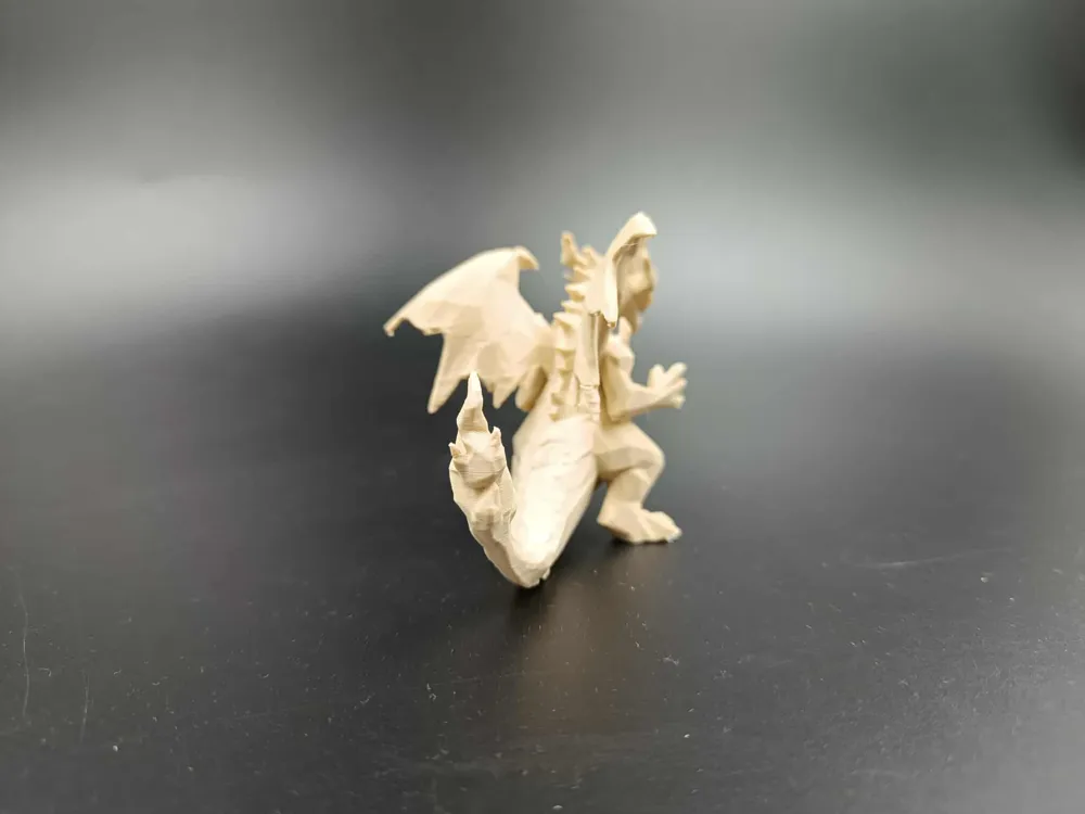 Pokemon - Mega Charizard X - Figurine - Low Poly - Free 3D Print Model - MakerWorld