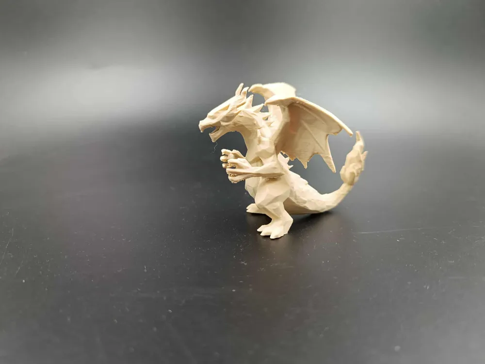 Pokemon - Mega Charizard X - Figurine - Low Poly by drakeforge3d ...