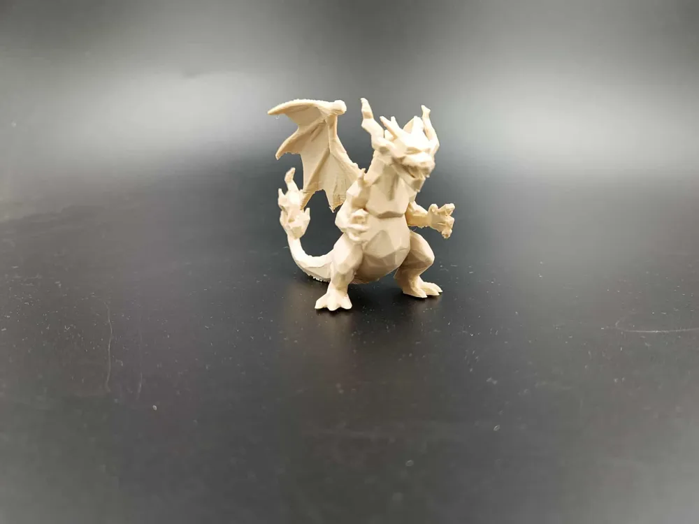 Pokemon - Mega Charizard X - Figurine - Low Poly by drakeforge3d ...