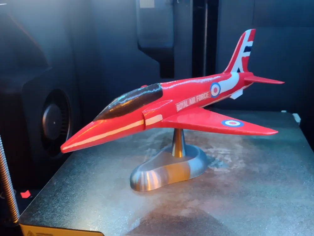 Red Arrow Hawk Jet by user_1152141741 MakerWorld: Download Free 3D Models