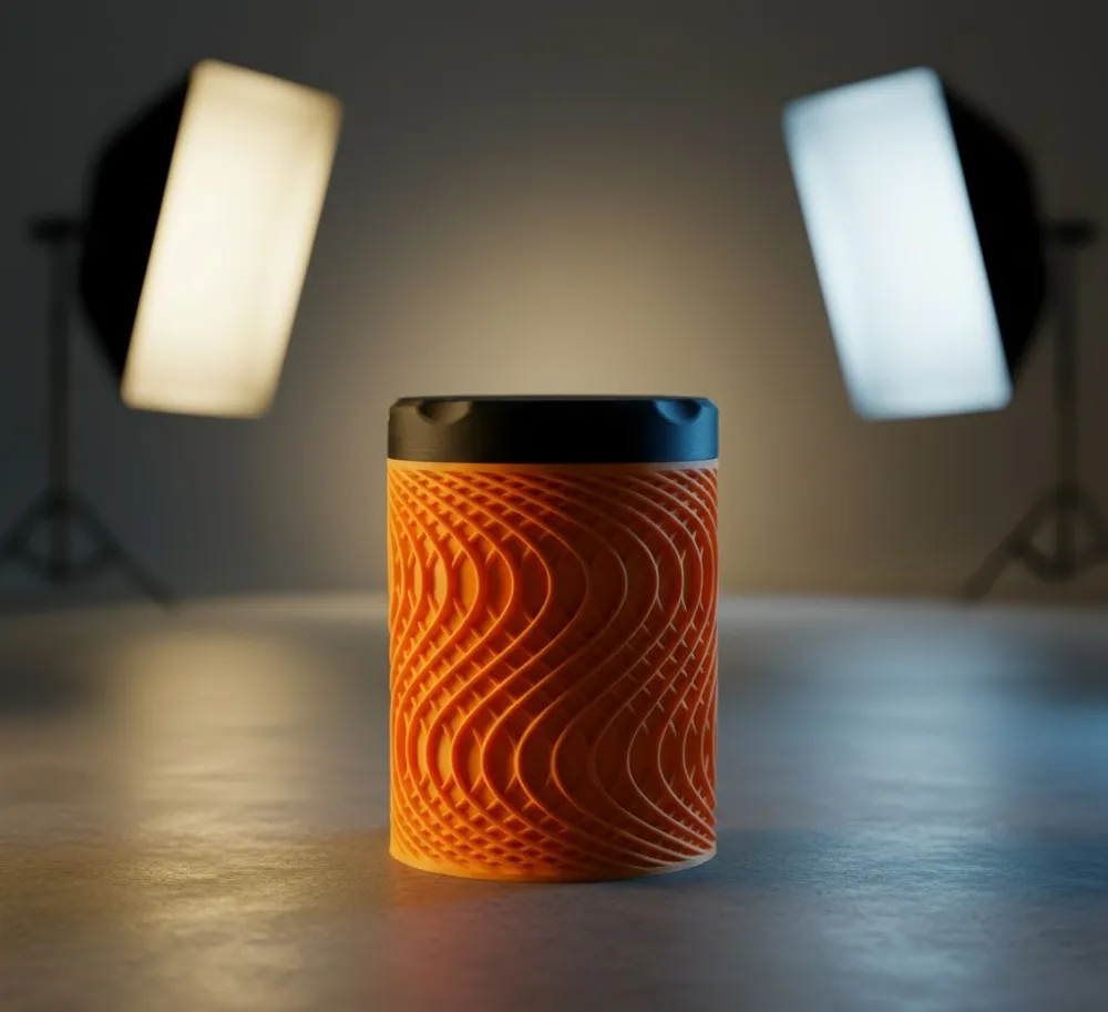 Vibrant Orange Avant-Garde Design by fabio_v_oliveira MakerWorld ...