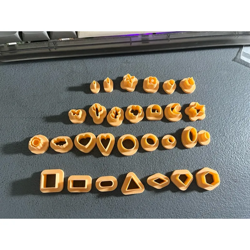 Micro Shapes - Polymer Clay Cutter Set - 29 pcs - Free 3D Print Model ...