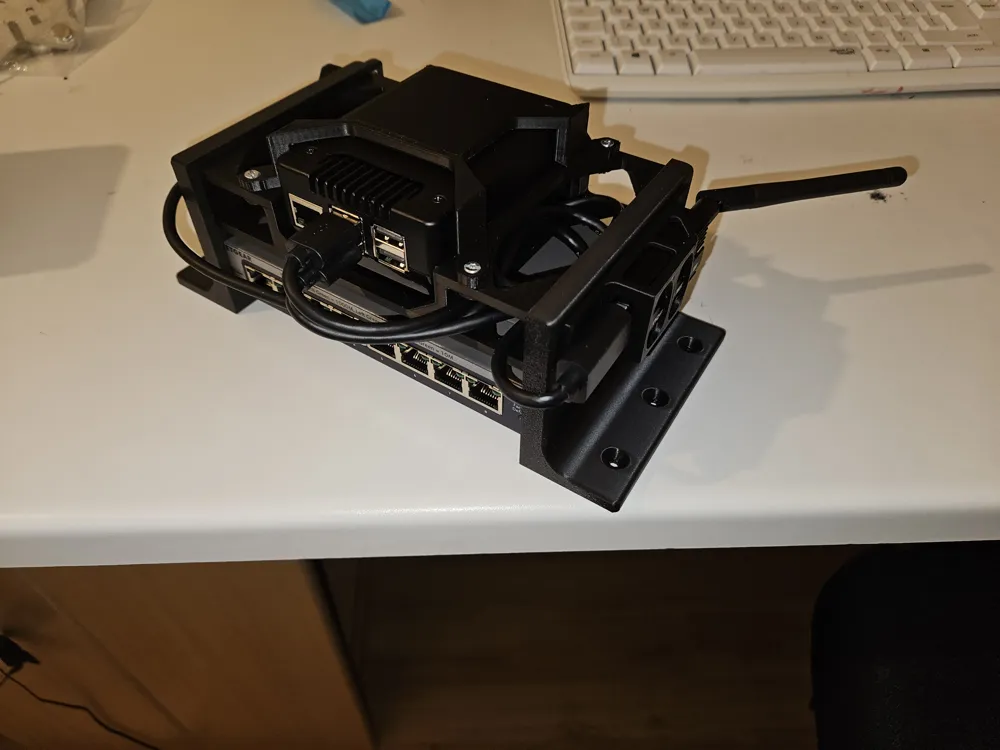 bracket/holder for Argon NEO 5 Raspberry Pi 5 - Free 3D Print Model ...