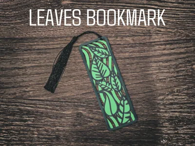 Bookmark - Leaves - Free 3D Print Model - MakerWorld