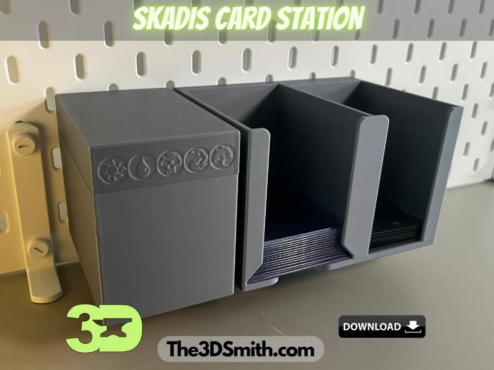 IKEA Skadis Trading Card Station - Free 3D Print Model - MakerWorld