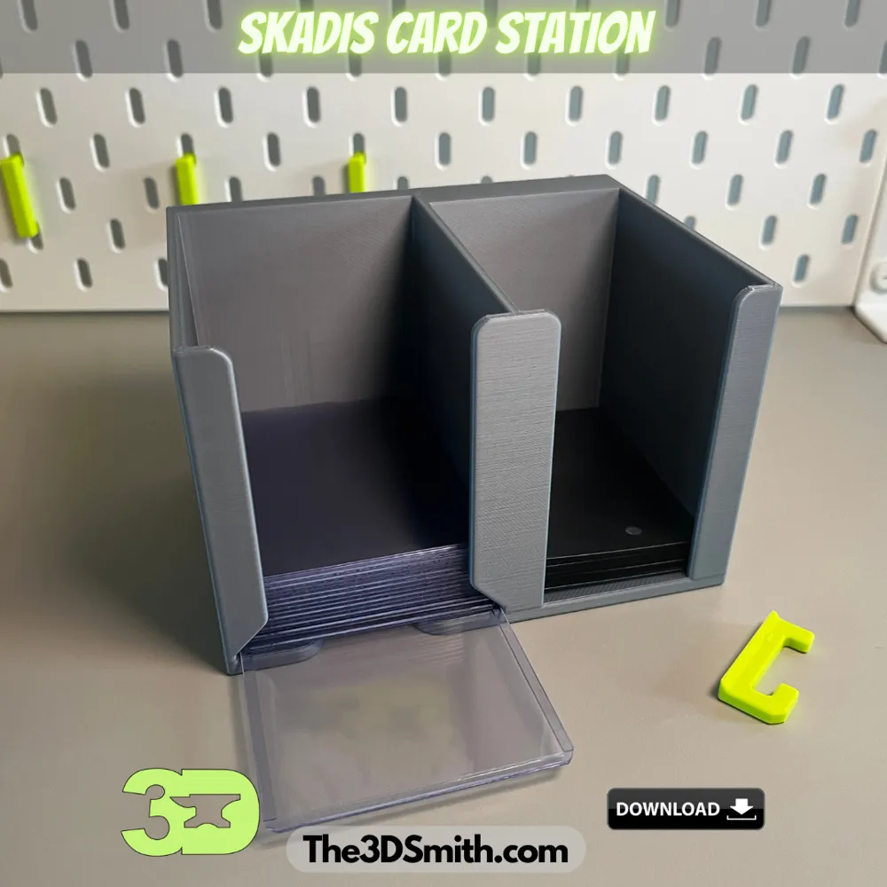 IKEA Skadis Trading Card Station - Free 3D Print Model - MakerWorld