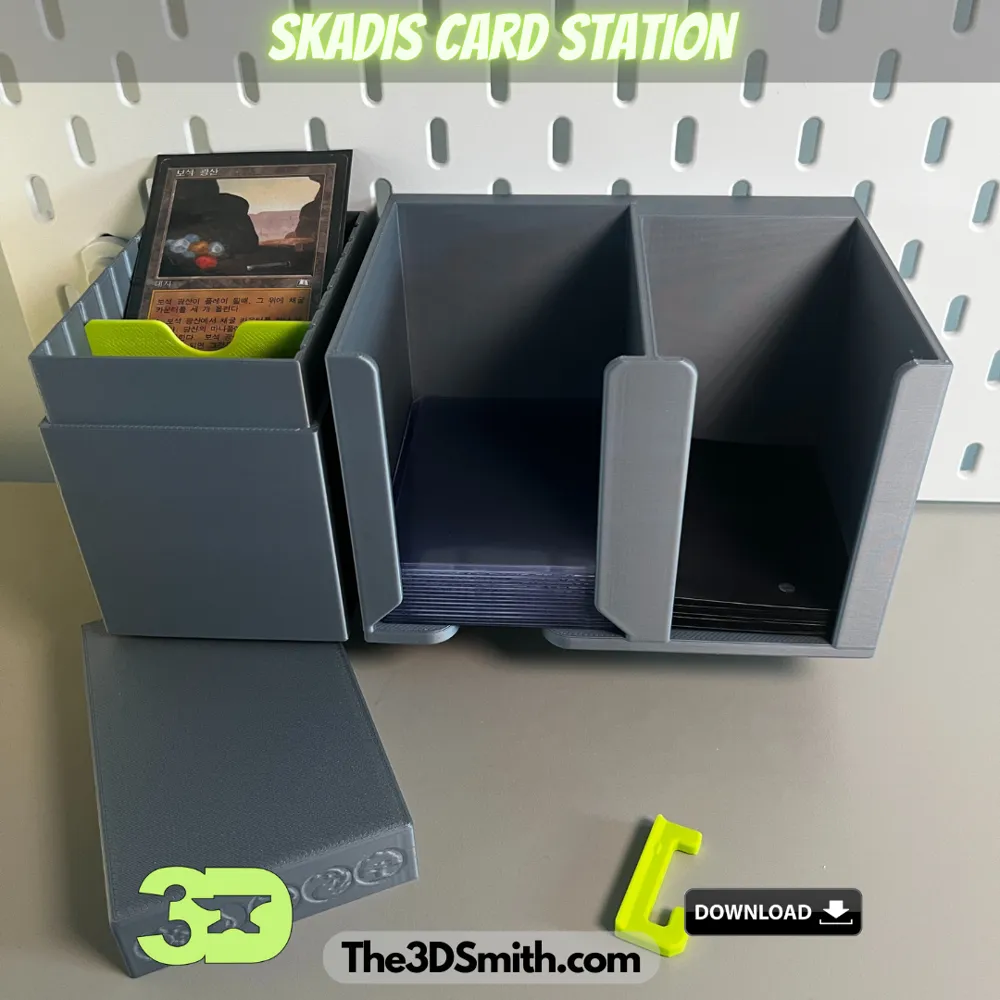 IKEA Skadis Trading Card Station - Free 3D Print Model - MakerWorld