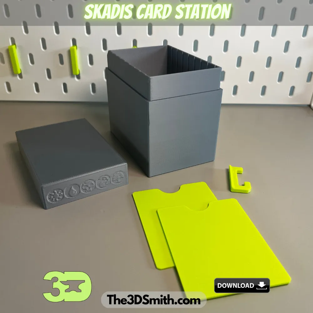 IKEA Skadis Trading Card Station - Free 3D Print Model - MakerWorld