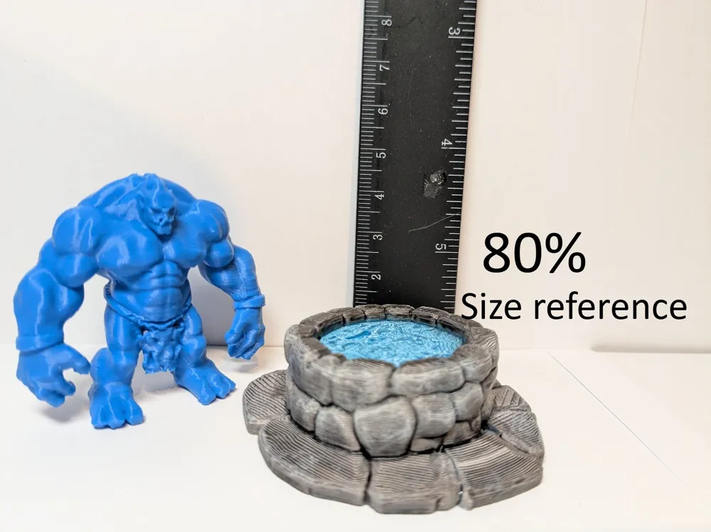 Stone water well - DND scenery (Supportless) - Free 3D Print Model ...