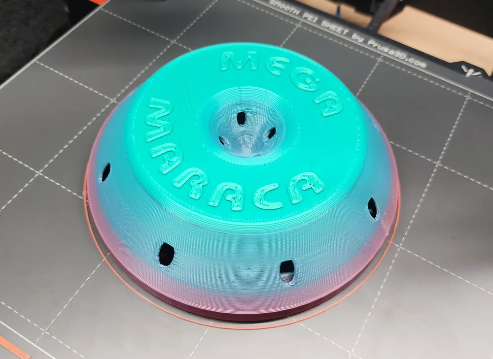 Mega Maraca - 52 Beads - Print in Place Remixed by TripleGWorkshop ...