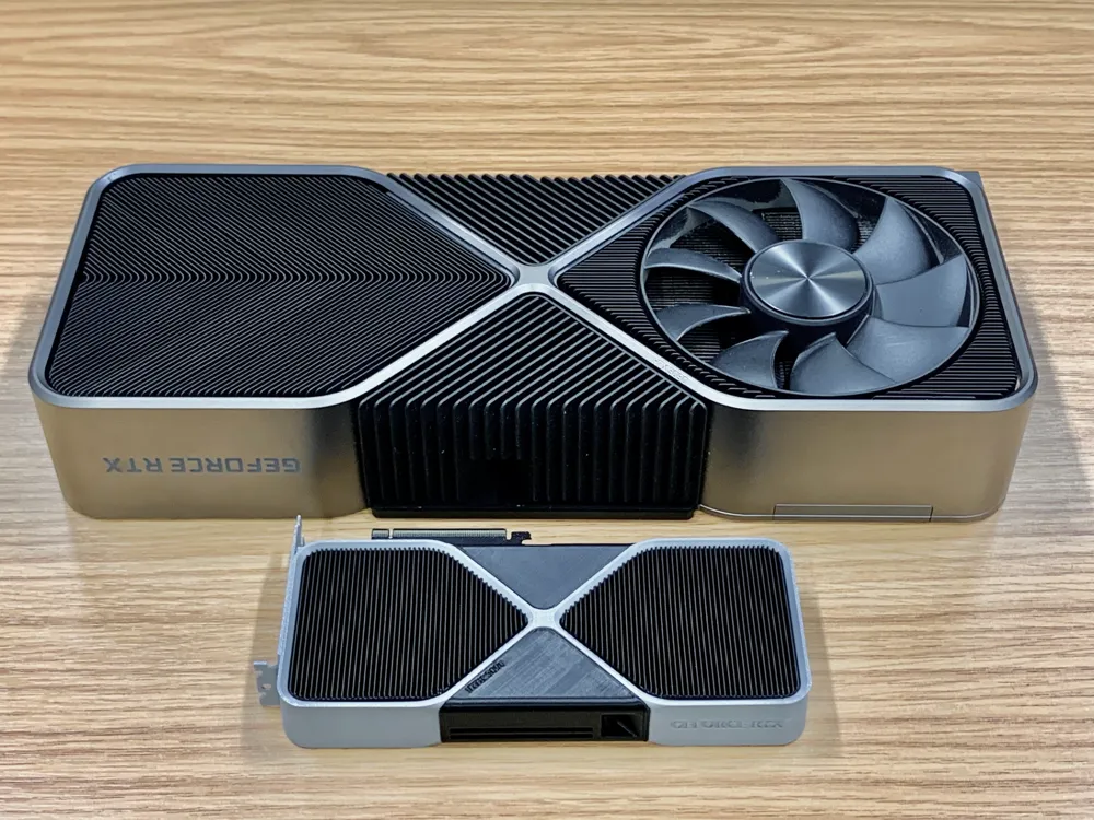 RTX 5090 50% Scaled Concave Fins - Free 3D Print Model - MakerWorld