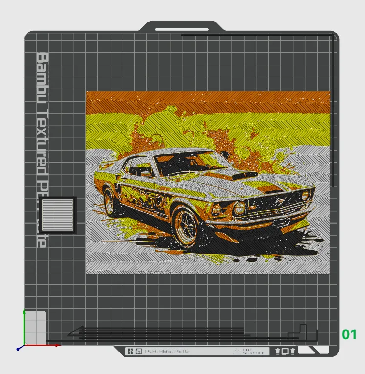 Hueforge Art - Muscle Car Series - 1970 Ford Mustang Boss 429 by ...