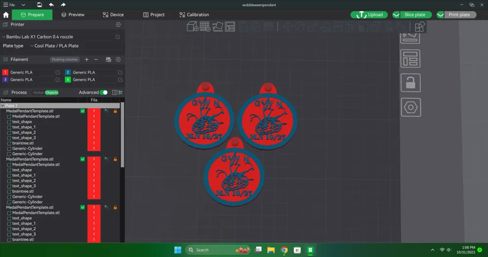 GWN/Wobbleween Pendant/Keychain by DrShokola - MakerWorld