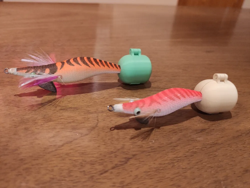 Hook protector for squid Jig. Protector egis by GGONZALEZ - MakerWorld