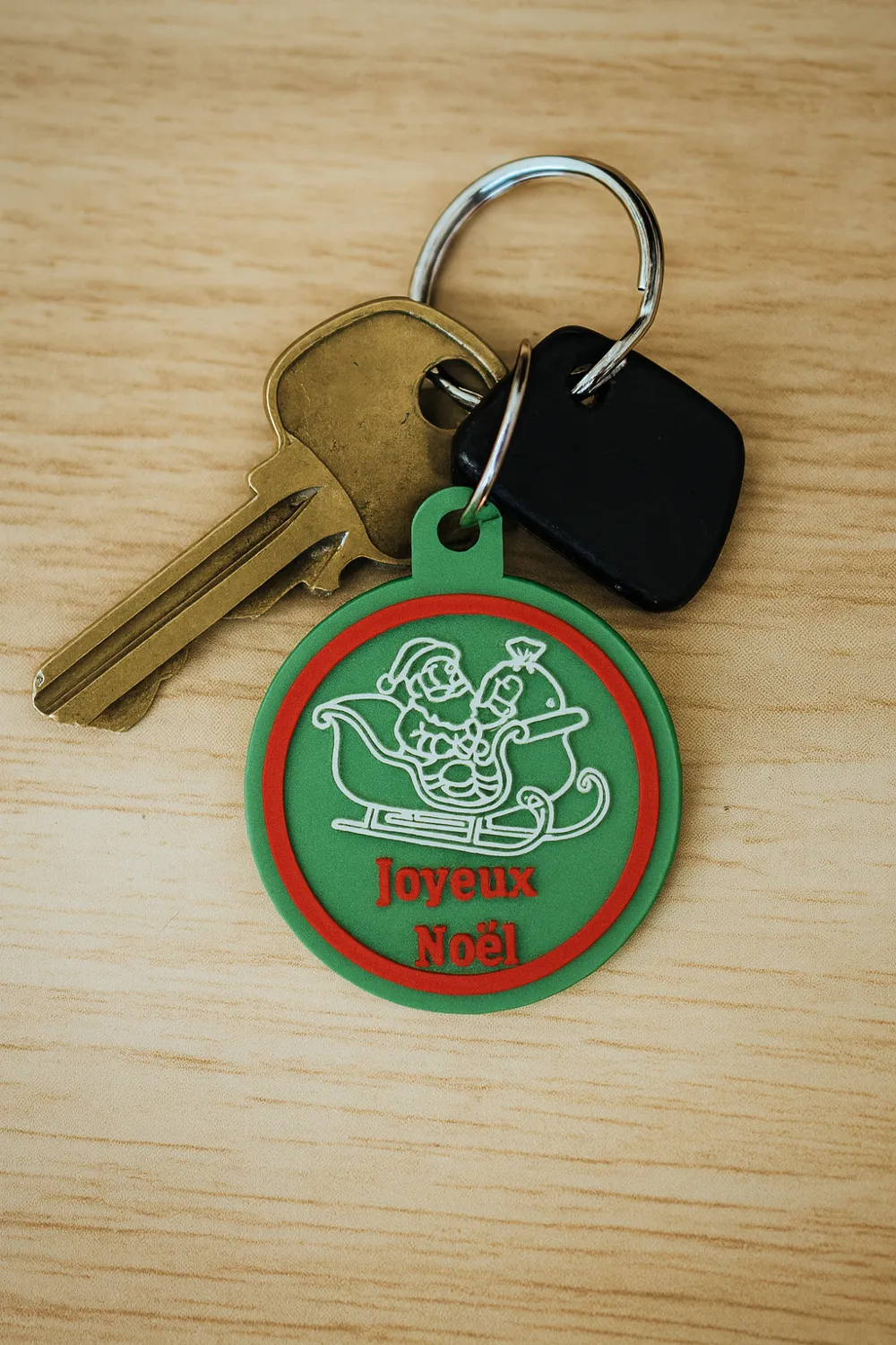 Merry Christmas Keychain by 3D Chronicles MakerWorld: Download Free 3D ...