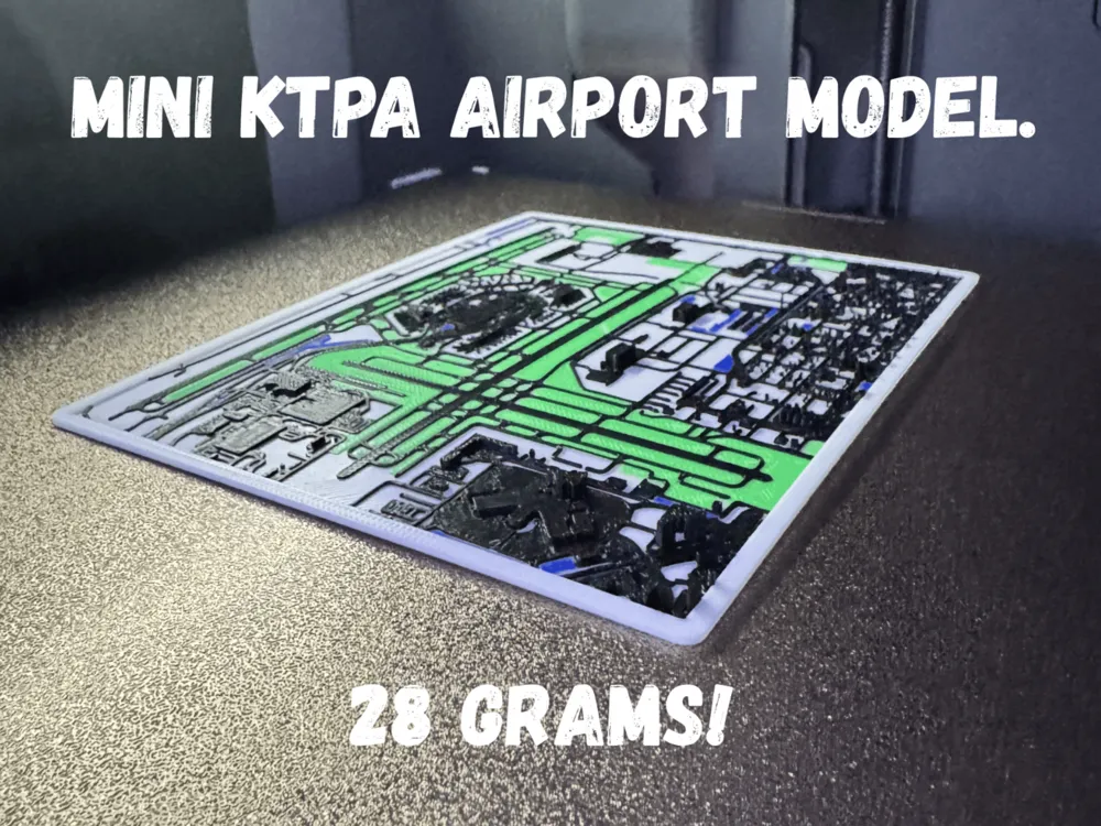 Mini KTPA airport Model - Free 3D Print Model - MakerWorld