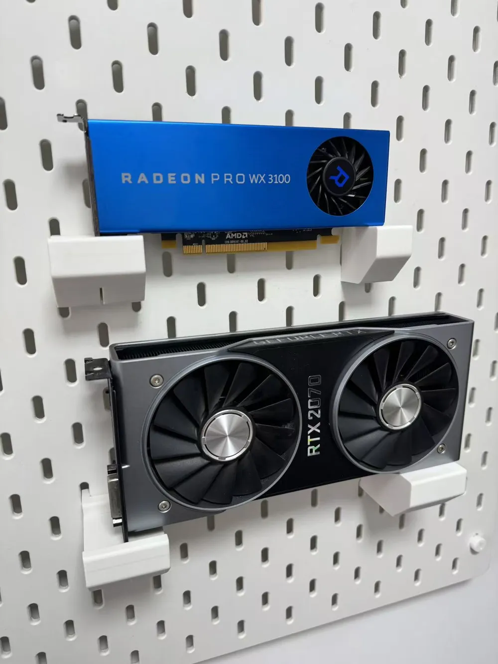 IKEA Pegboard Graphics Card Display Stand - Free 3D Print Model ...