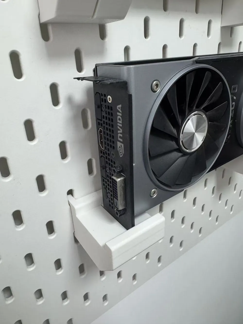 IKEA Pegboard Graphics Card Display Stand - Free 3D Print Model ...