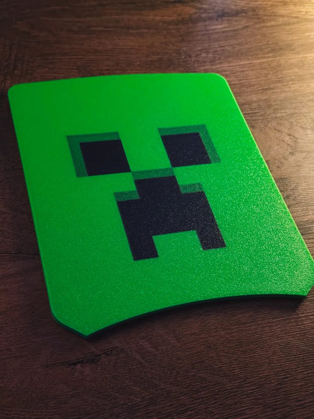 A lightweight & compact Minecraft Creeper Mousepad by Ali - MakerWorld
