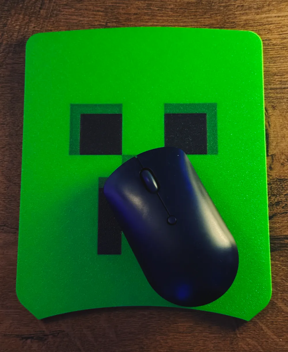 A lightweight & compact Minecraft Creeper Mousepad by Ali - MakerWorld