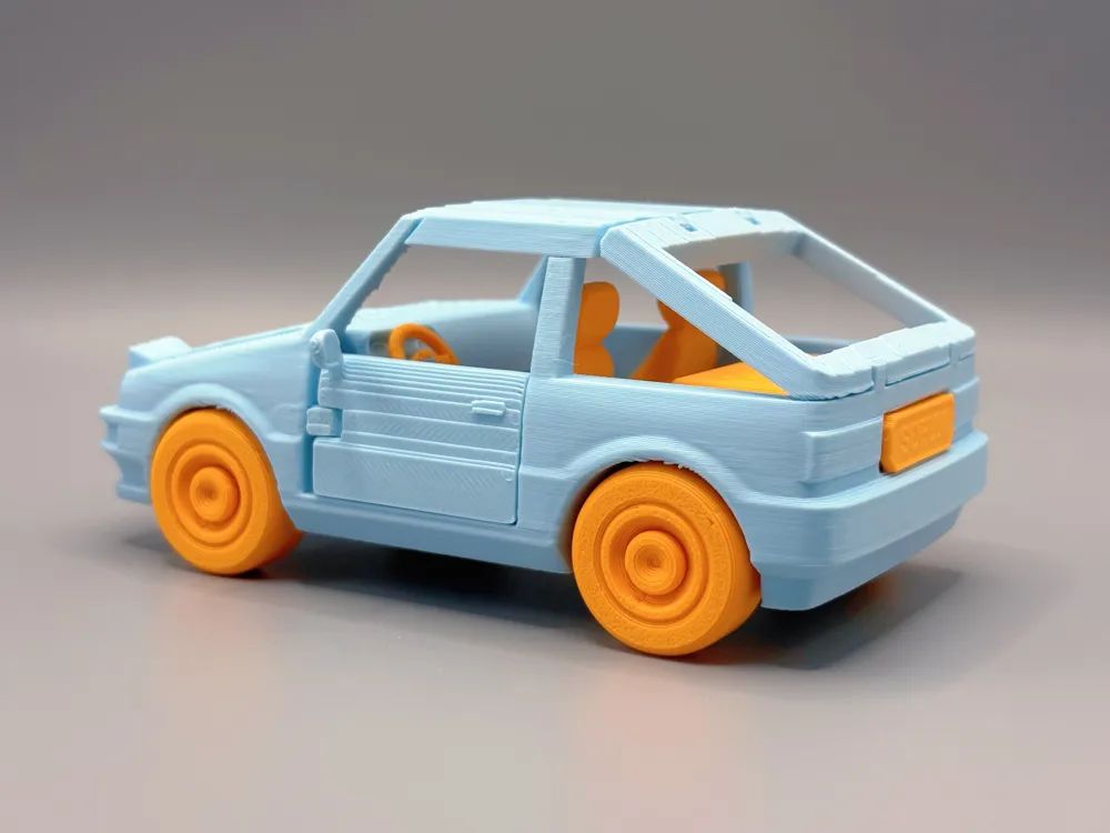 Fun Assembly Race Car AE86 - Free 3D Print Model - MakerWorld