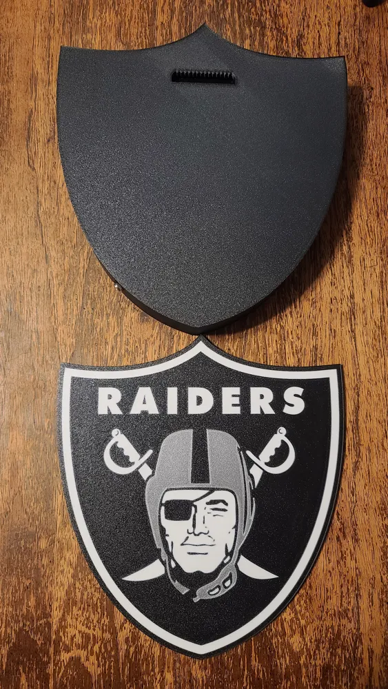 Las Vegas Raiders Lightbox - Free 3D Print Model - MakerWorld