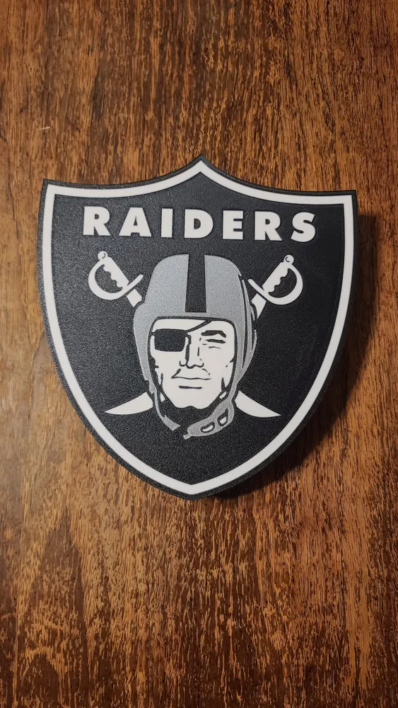 Las Vegas Raiders Lightbox - Free 3D Print Model - MakerWorld
