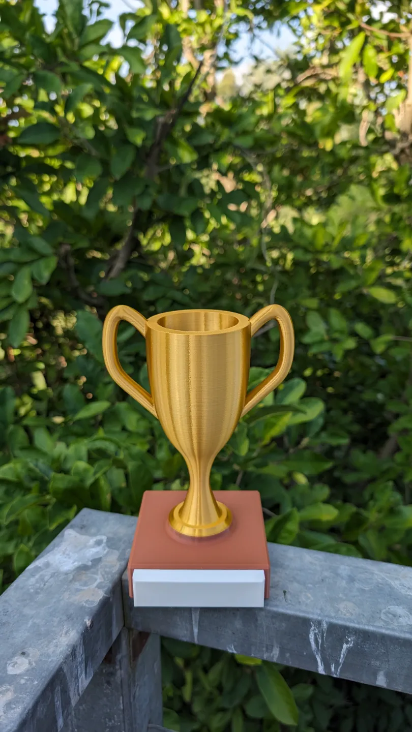 Customisable Trophy - Free 3D Print Model - MakerWorld