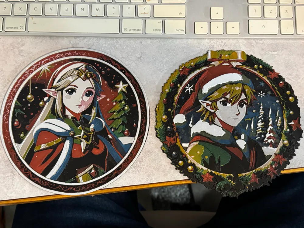 Link (of Zelda) Hueforge Christmas (Fits A1 Mini!) by im.jackharvest ...