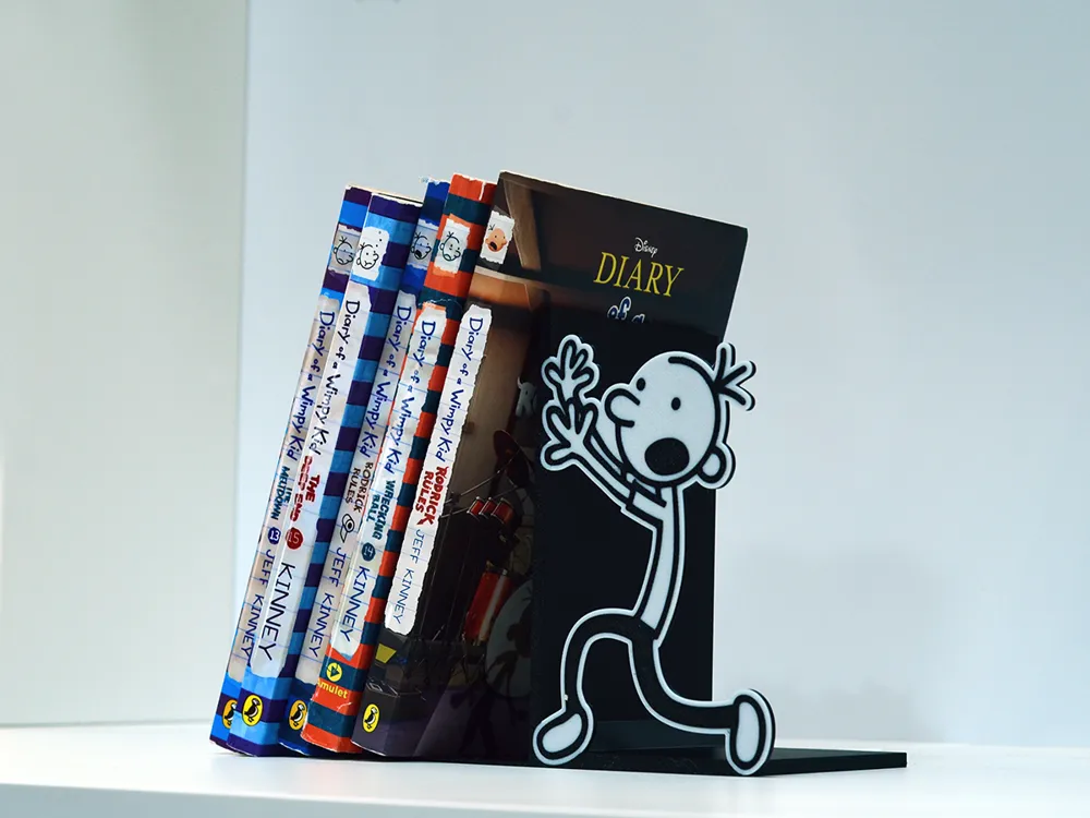 Diary of a Wimpy Kid "Greg Heffley" Bookend - Free 3D Print Model ...