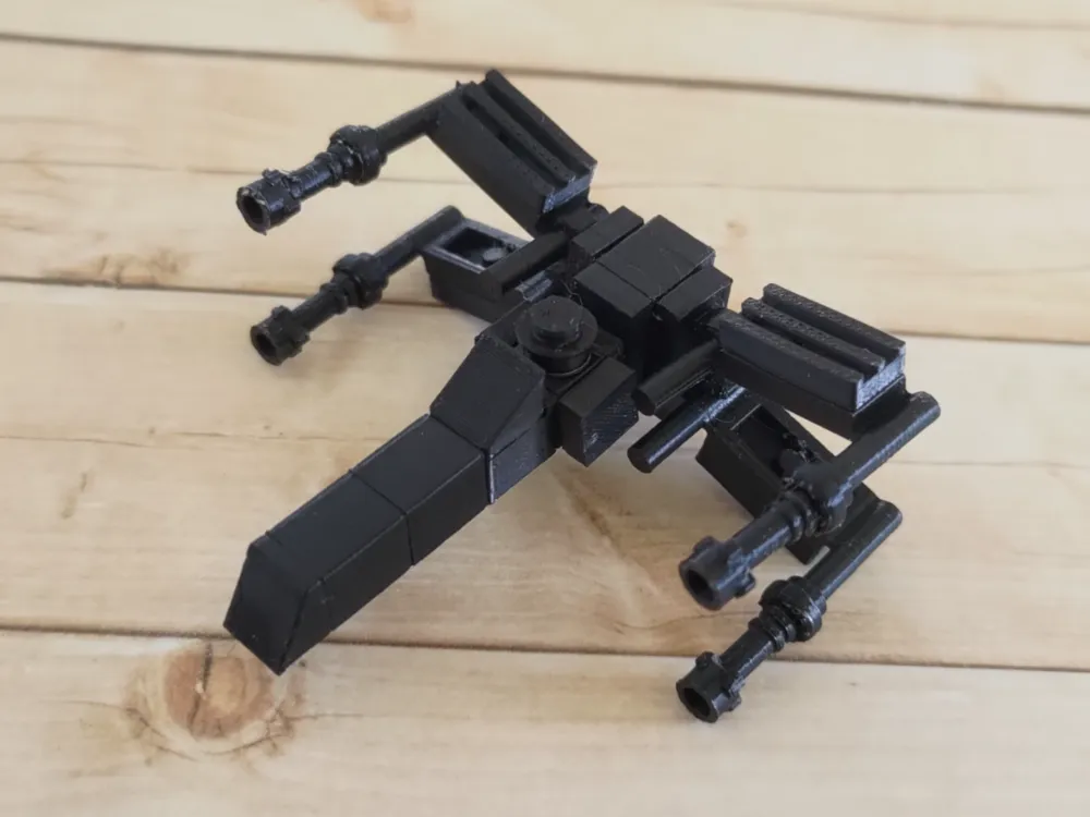 Star Wars Brick Poe X-wing TRUXWING-2 - Free 3D Print Model - MakerWorld