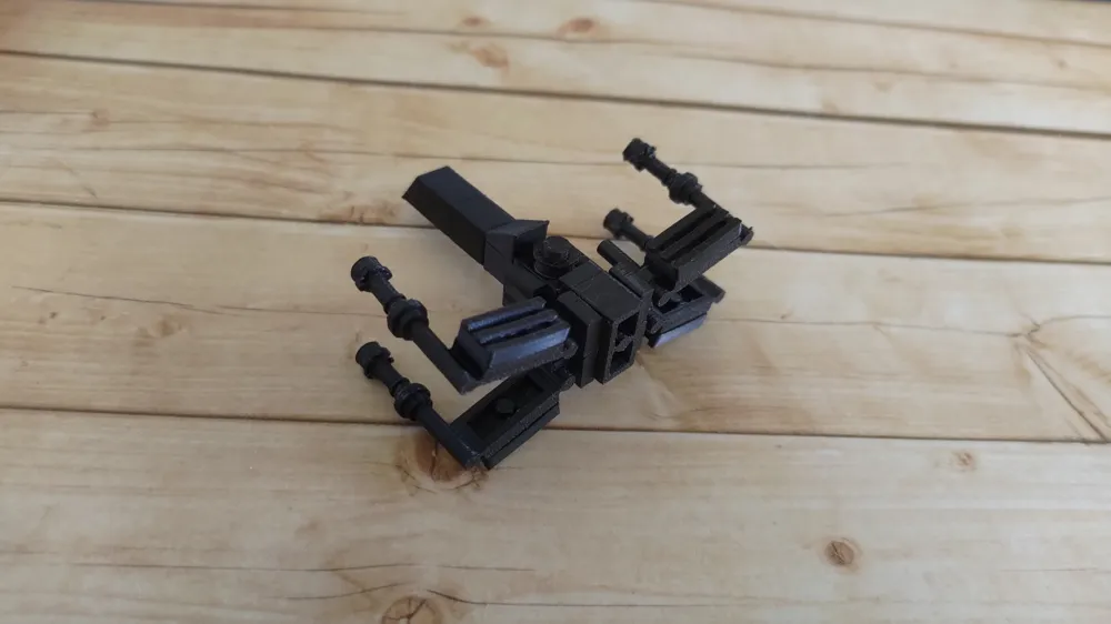 Star Wars Brick Poe X-wing TRUXWING-2 - Free 3D Print Model - MakerWorld