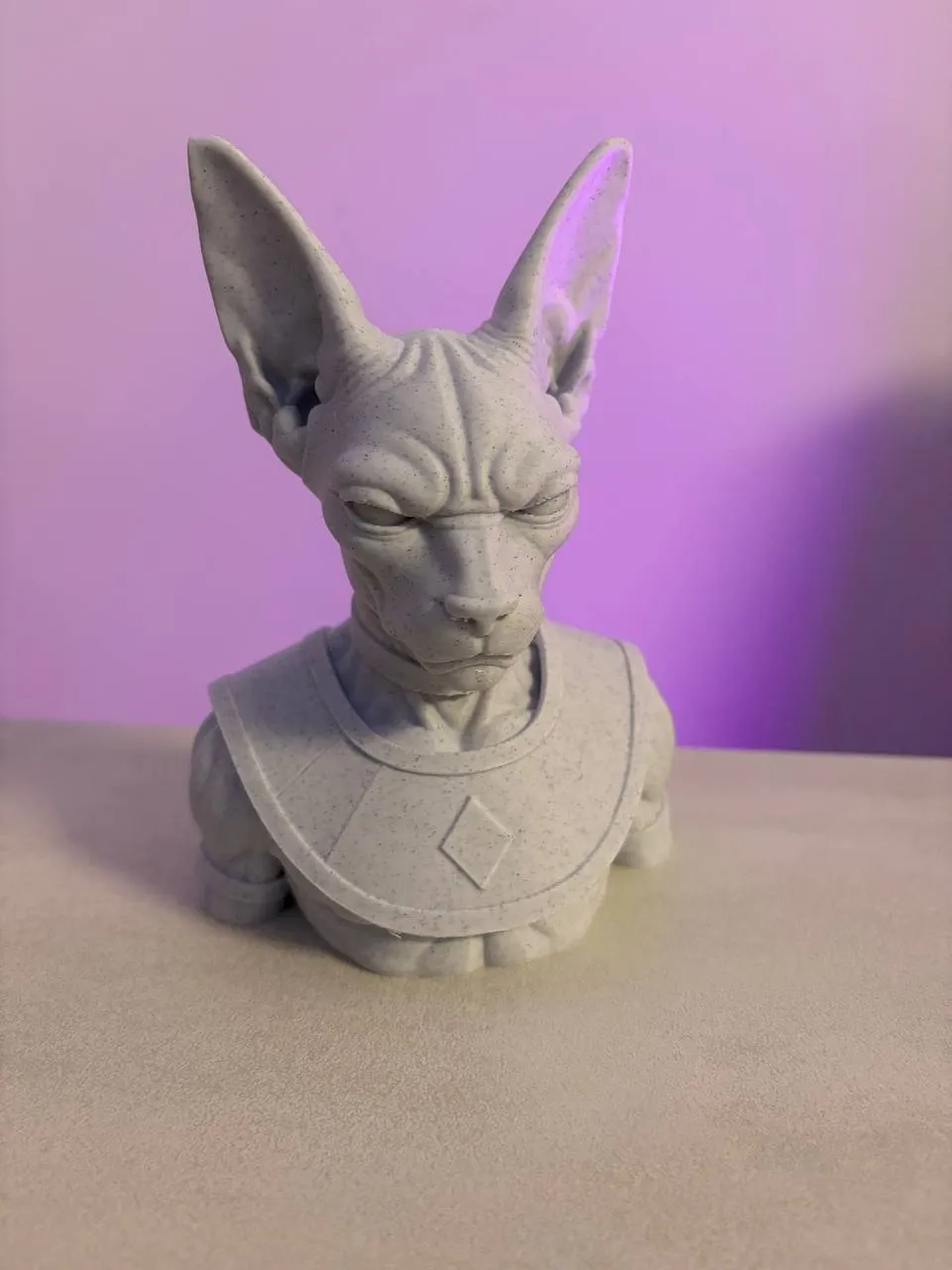Beerus – Dragon Ball Fan Art 3D Bust by 3D Print Fusion Lab MakerWorld ...