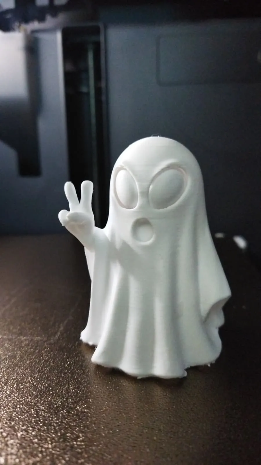 Halloween Alien Ghost doing a Spooky Peace Sign by MiguelJasus ...