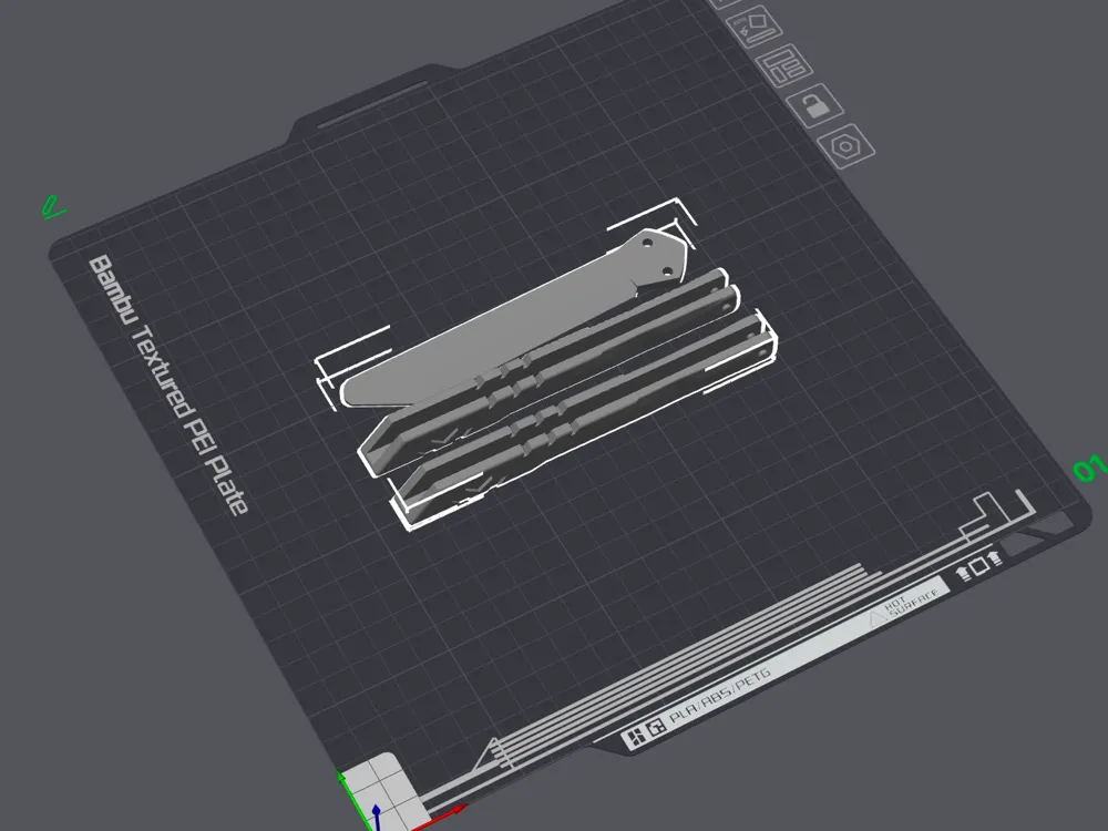 Champions Valorant butterfly knife (modified) by Sponer MakerWorld ...