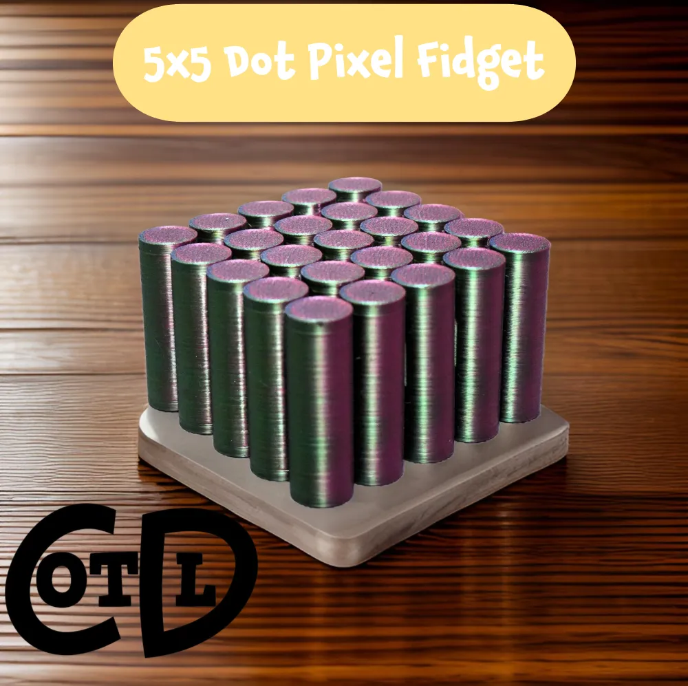 Fidget Pixel Dots - print in place by OTL3DPrints MakerWorld: Download ...