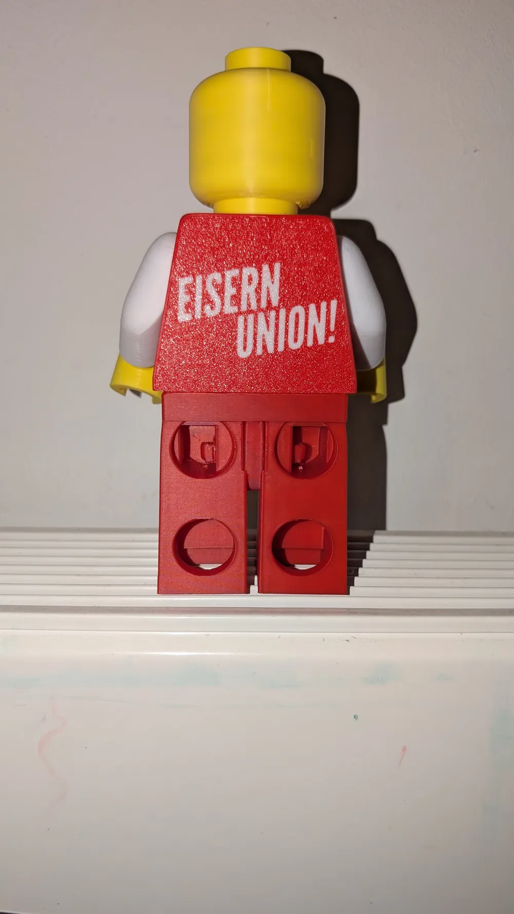 Large Brick Man - Union Berlin - 20cm - modular - Free 3D Print Model ...