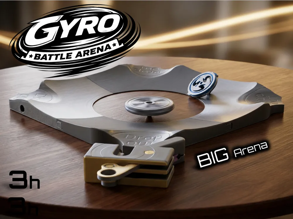 Gyro Battle Arena - BIG - Free 3D Print Model - MakerWorld